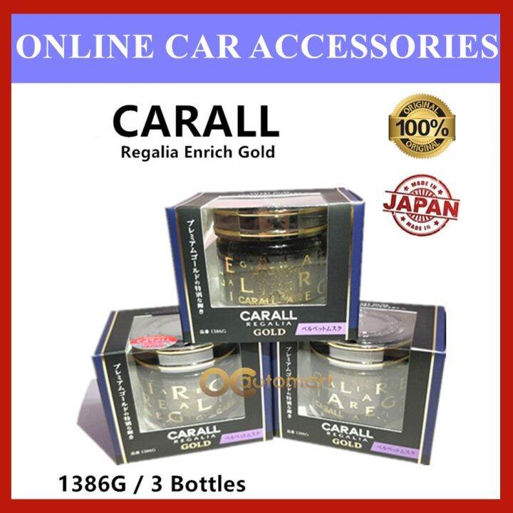 [FREE SHIPPING + VOUCHER] 3x Original CARALL Regalia Enrich Velvet Musk GOLD Series / 1386G ...