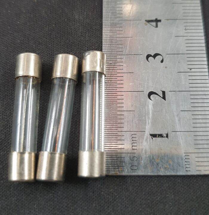 Fuse Kaca 2Amp 250v Glass Fuse Sekring 270mm x 6mm Diameter | Lazada ...