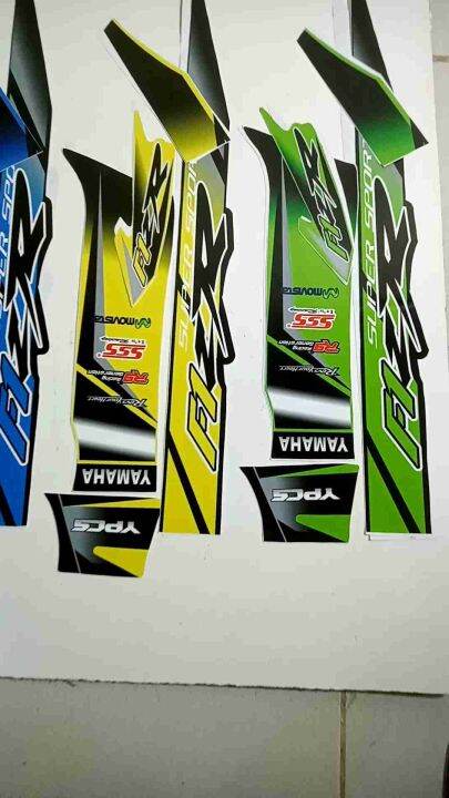 STRIPING FIZ R VARIASI SUPER SPORT KUNING, striping Fiz r variasi ...