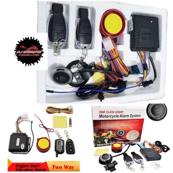 TWO WAY ALARM SYSTEM - ONE CLICK START WITH REMOTE | Lazada PH