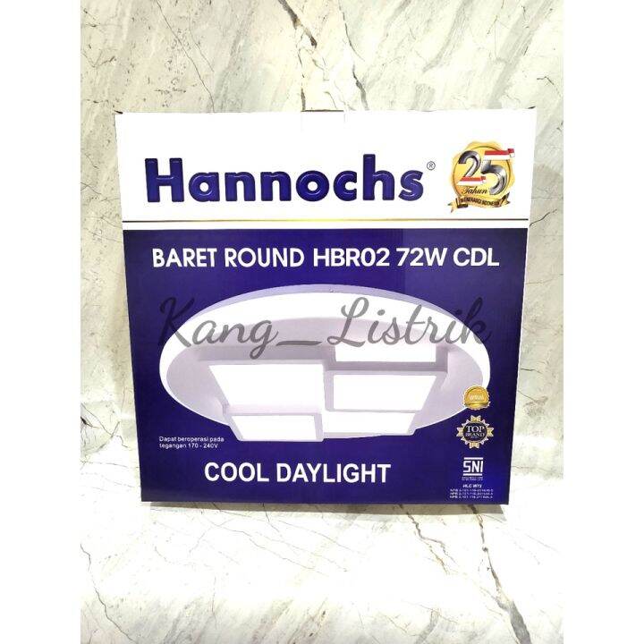 Lampu Baret Hanochs / Lampu Plafon Hannochs LED Baret Round HBR02 72W ...