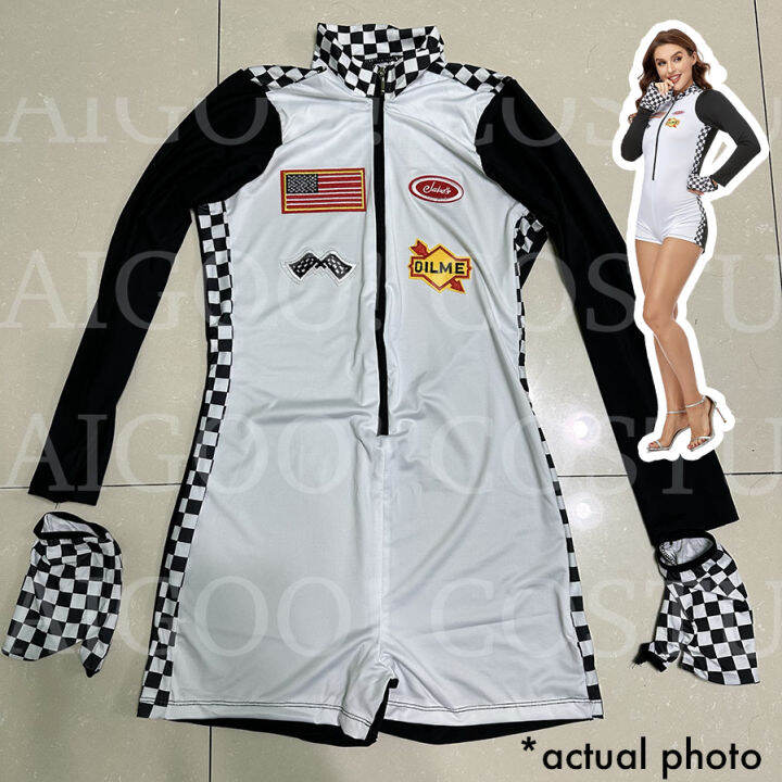 Racing Costume for Women F1 Car Racer Romper for Adults Birthday ...