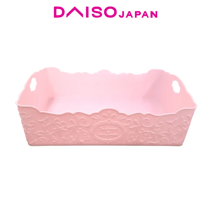 Daiso French Style Organizer Tray Pink | Lazada PH