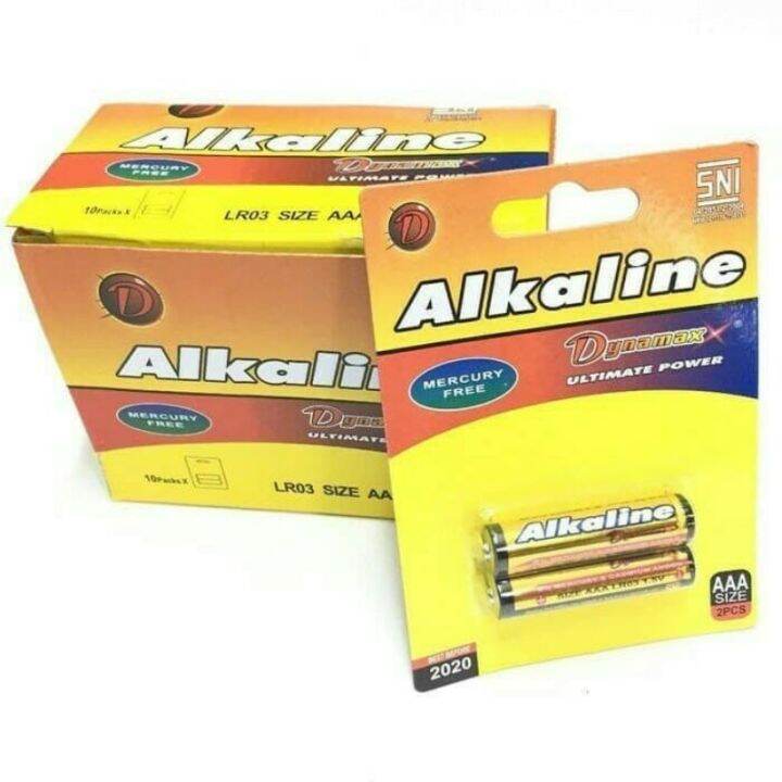 Baterai Alkaline AAA A3 isi 2 pc sepasang dynamic 1,5 volt power batre ...