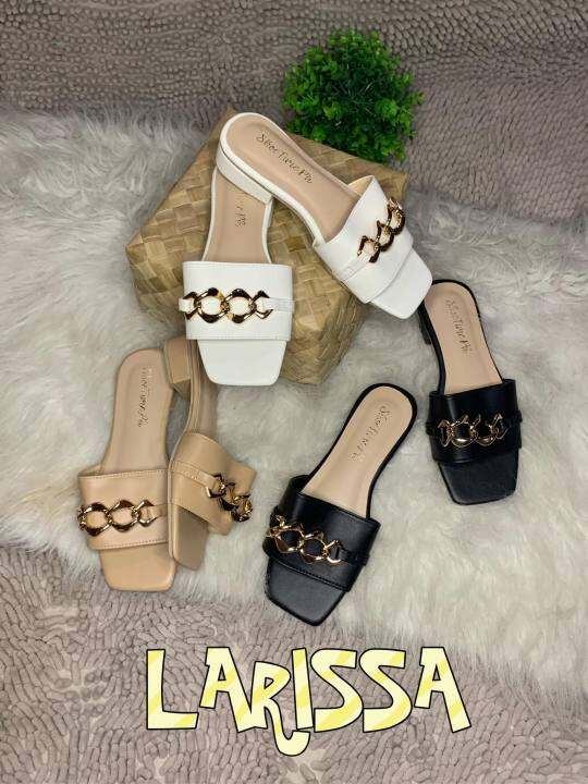SHOETIMEPH LARISSA 1 INCH BLOCK HEEL SANDALS | Lazada PH