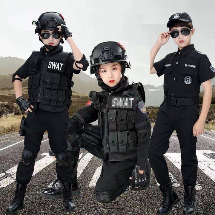 Children's special police clothes police uniforms boy and boy scout ...