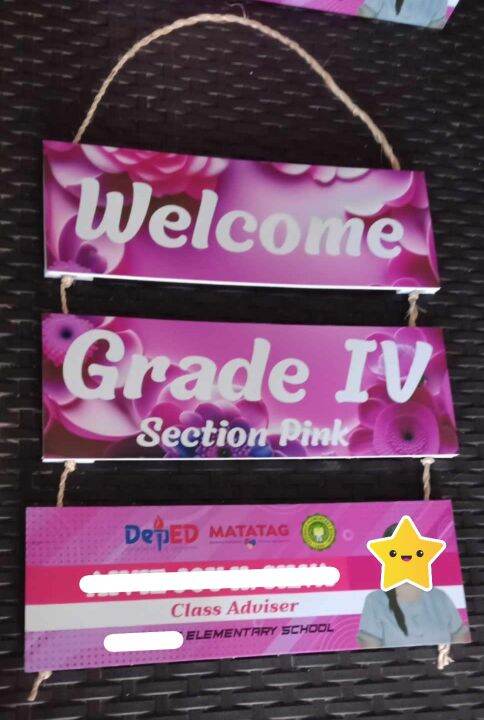 Welcome Signage Classroom DepEd | Lazada PH