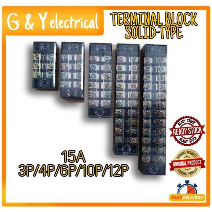 Terminal Block Solid-Type TB1503 / TB1504 / TB1506 / TB1510 / TB1512 ...