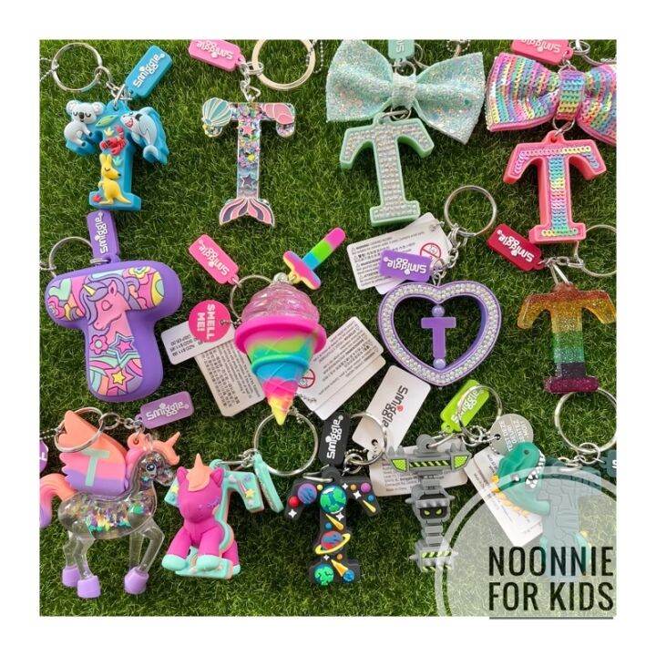 พวงกุญแจตัวอักษร Smiggle Scented Alphaber Keyrings ตัวT กลิ่นหอม หลาก ...
