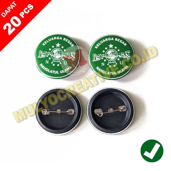 Pin Bros Keluarga Besar NU Pin Bross Nahdlatul Ulama Pin NU Murah/20pcs ...