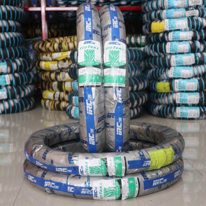 BAN LUAR TUBELESS IRC ECOTRAX 70/90 17 Ban tubelles murah | Lazada ...