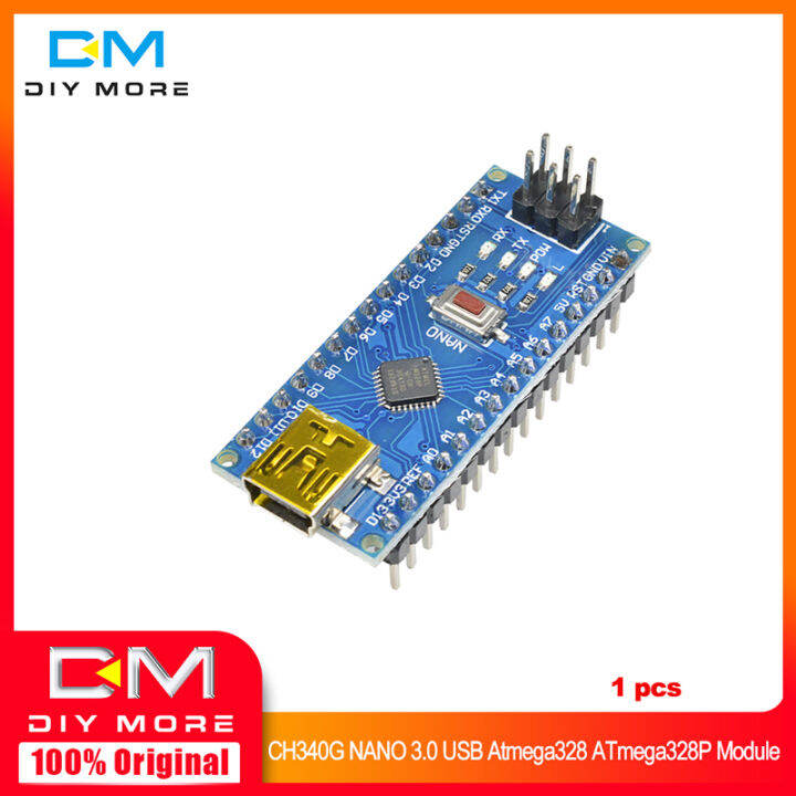 Original Diymore CH340 CH340G NANO 3.0 Mini USB Atmega328 ATmega328P ...