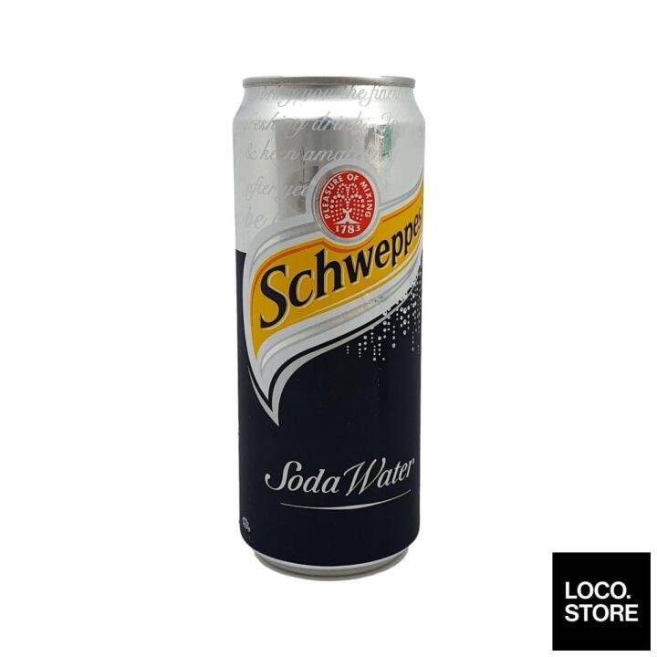 Schweppes Soda Water Can 320ml | Lazada