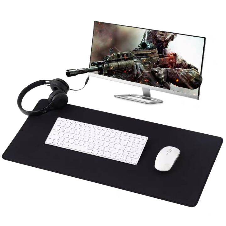 Large Office Computer Desk Mat Modern Desktop Keyboard Mouse Pad Wool ...