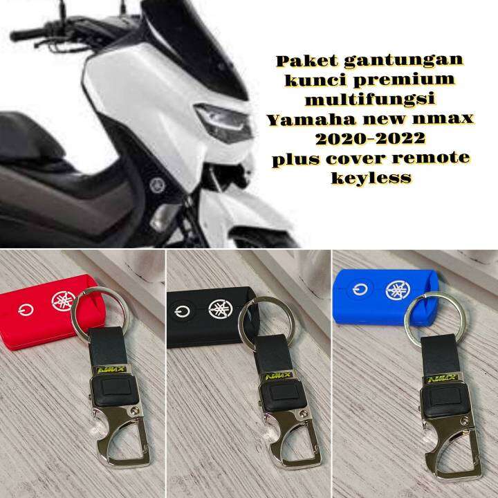 Gantungan kunci premium multifungsi logo timbul yamaha new nmax 2020 ...