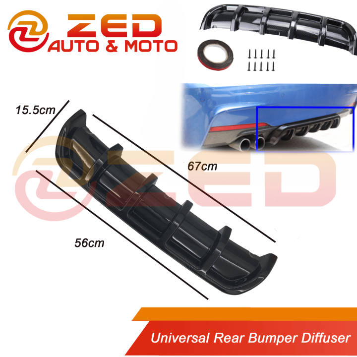 Car Universal Rear Bumper Diffuser | Lazada PH