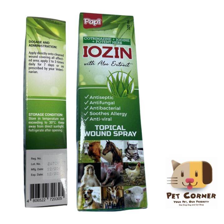 PAPI IOZIN SPRAY 120ML | Lazada PH