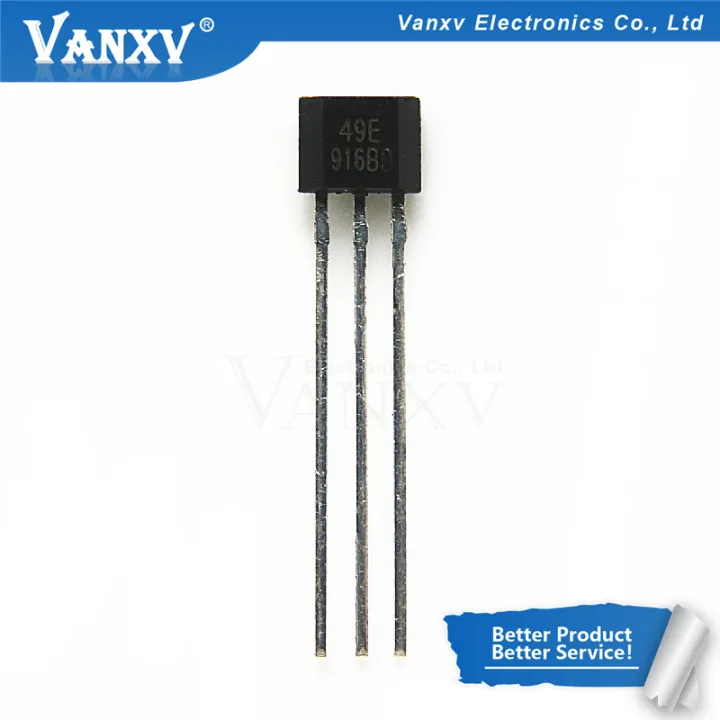 10pcs/lot SS49E S49E 49E Hall element OH49E Hall sensor Hall Effect ...