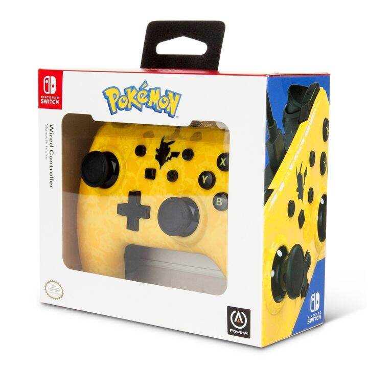 NSW POWERA WIRED CONTROLLER PIKACHU SHADOW (US) (เกมส์ Nintendo Switch ...