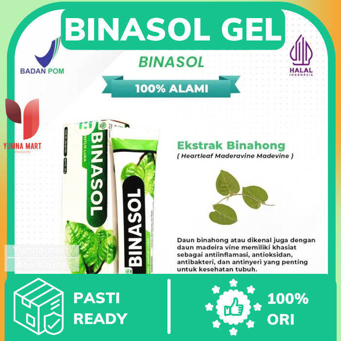 BINASOL GEL Obat Luka Diabetes Pengering & Penghilang Luka Operasi ...