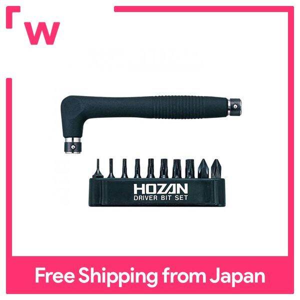 [HOZAN] W-81 Hex Lobular Wrench Set|T6, T8, T10, T15, T20, T25, T27, T30, (+)No.2×(-)6.0mm ...