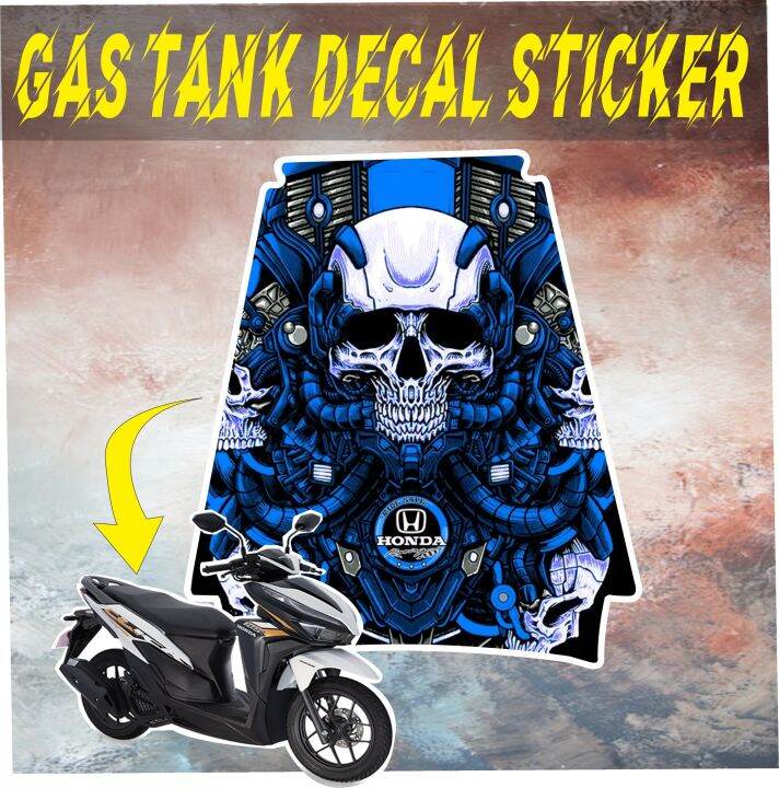 HONDA CLICK VERSION 2 and 3 GAS TANK DECALS STICKER | Lazada PH