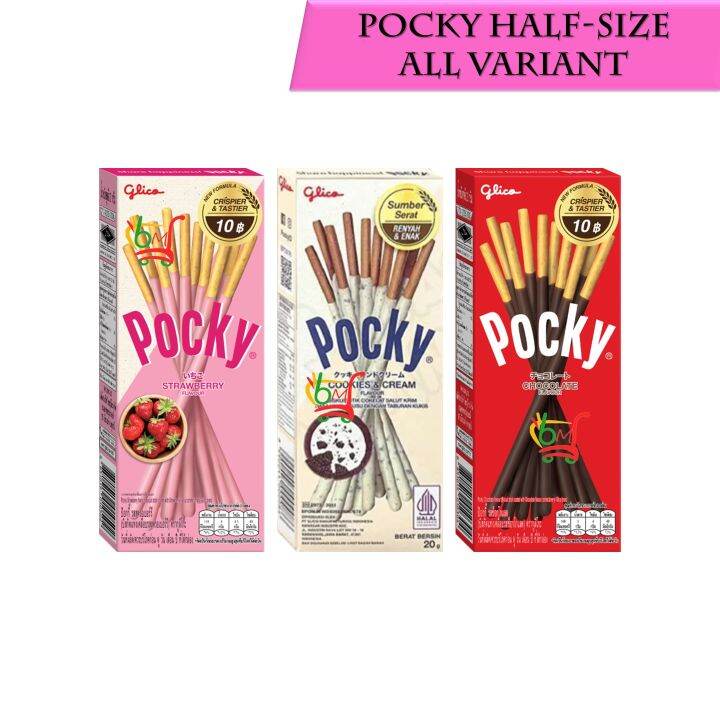 Pocky Half Size Biskuit Stick dari Glico All Variant | Lazada Indonesia
