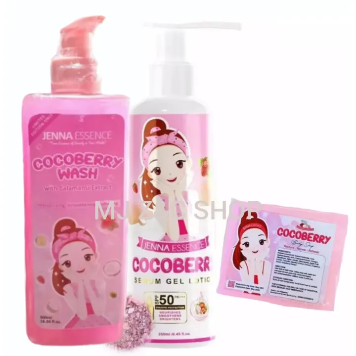 ( 3 IN 1 ) COCOBERRY WASH + COCOBERRY BODY SOAP + COCOBERRY SERUM GEL ...