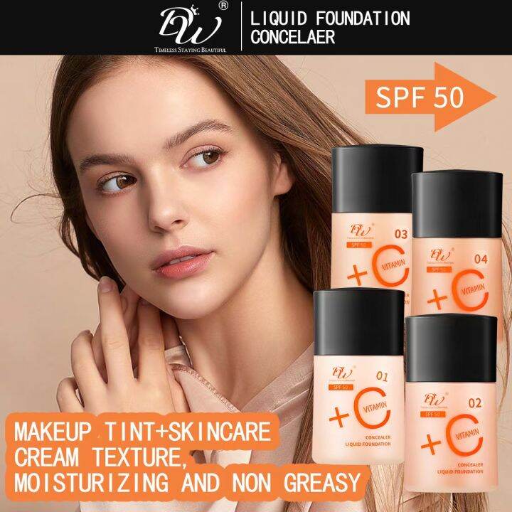 DW Fresh Tint Liquid Foundation W/ Vit C Sunscreen SPF50 PA ...
