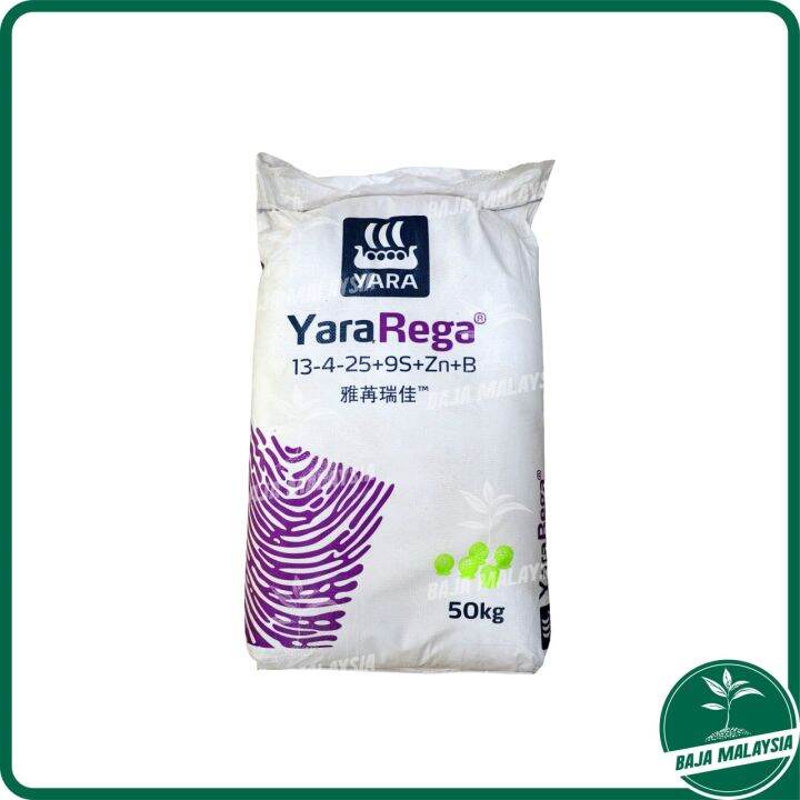 YARA YaraRega 13-4-25+9S+ZN+B 50kg Water-Soluble Granular NPK ...