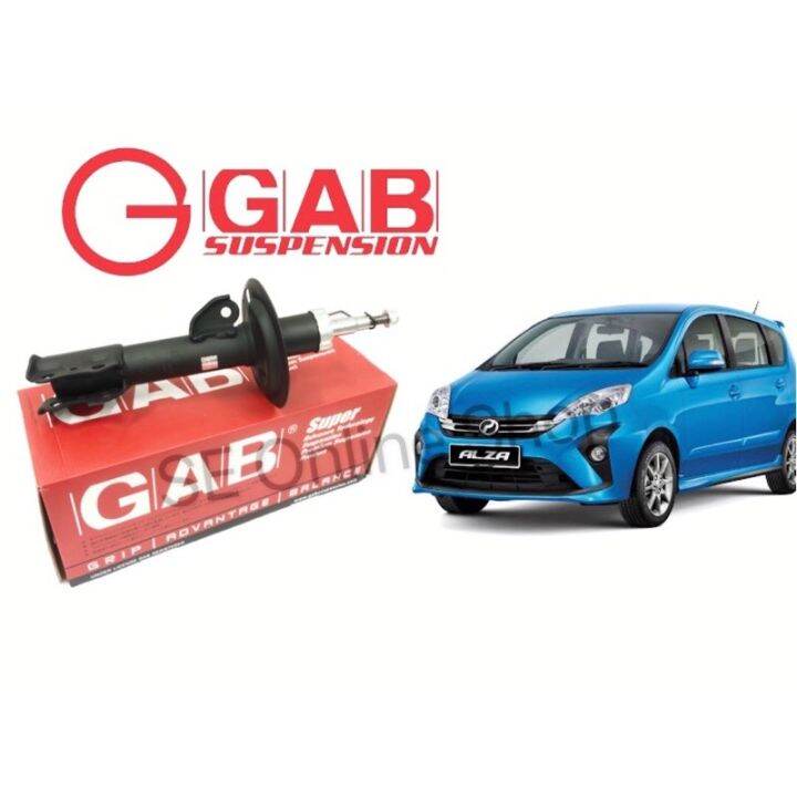 Original GAB Absorber Perodua Alza Front & Rear Shock Absorber | Lazada