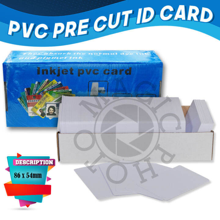 Magic photo00 Printable PVC Pre-Cut Cards for Direct ID Printing ...