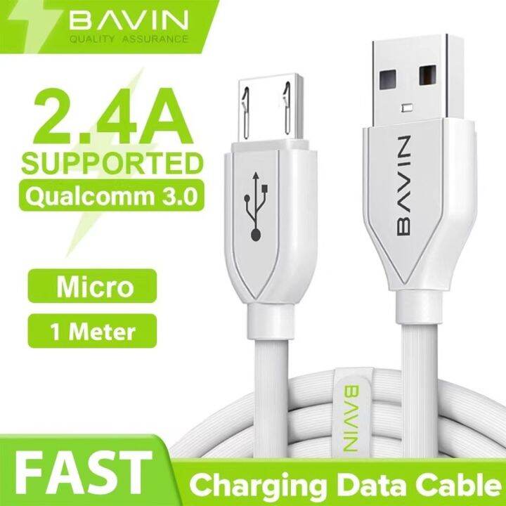 Bavin Fast Charging Cable CB071 for Android V8 Micro iPhon / Type C ...