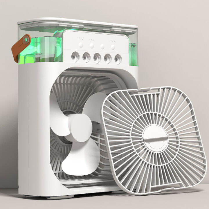 Portable Humidifier Fan Cooler Spray Fragrance Mist USB Air Cooling Fan ...