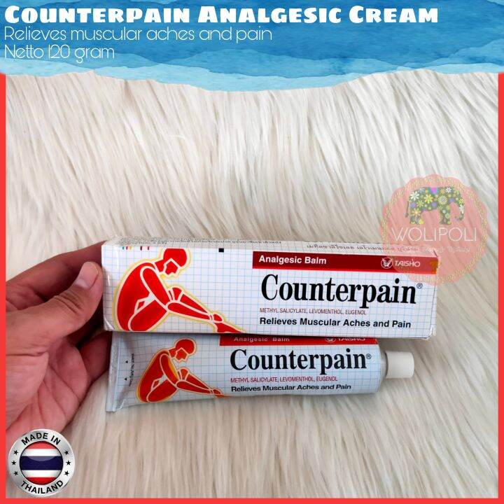 Counterpain Cream 120 Gr Analgesic Import Thailand Varian Original ...