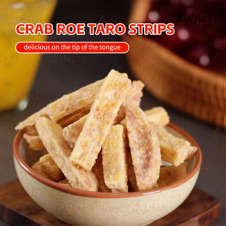 IJIA Crunchy crab roe flavor taro strips hot Chinese snacks crispy crab ...