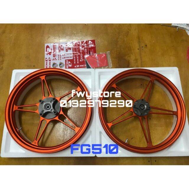 Ready Stock RCB FG510 FORGED Rim Orange/Red/Blue | Lazada