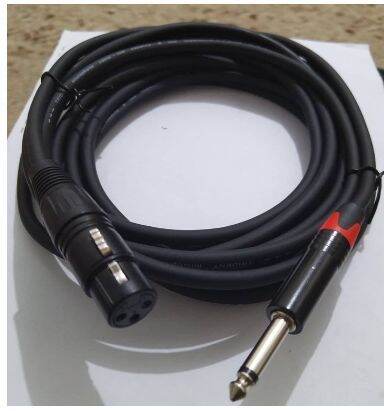 XLR female to PL Mono Plug microphone Cable | Lazada PH