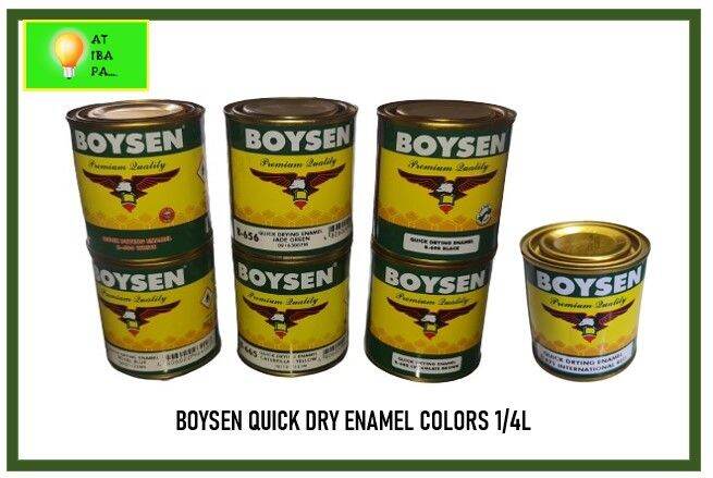 Boysen Quick Dry Enamel (QDE) Colors 1/4L | Lazada PH