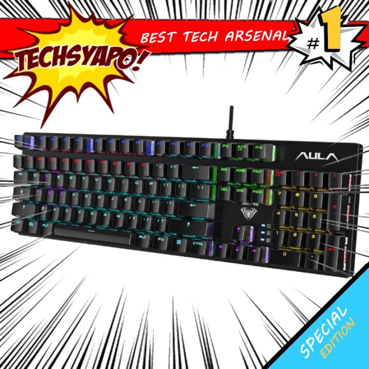 AULA S2022 MECHANICAL GAMING KEYBOARD | Lazada PH