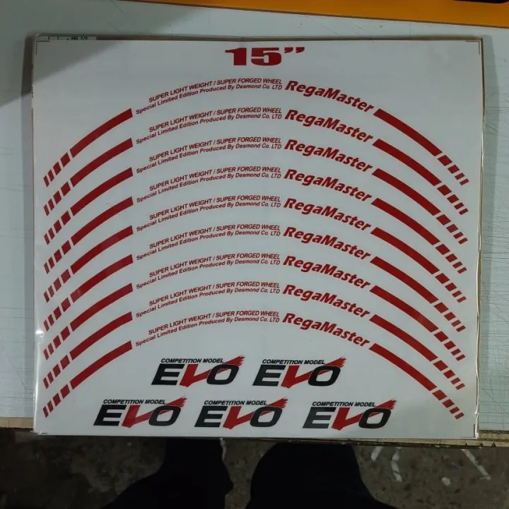 15's Rega Master Evo Mags Sticker Decals Set | Lazada PH