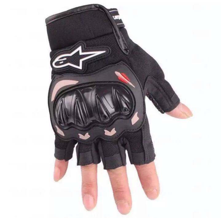 MOTOR ACCESS Aipinestars Half Gloves For Motorcycle Half Finger Gloves ...