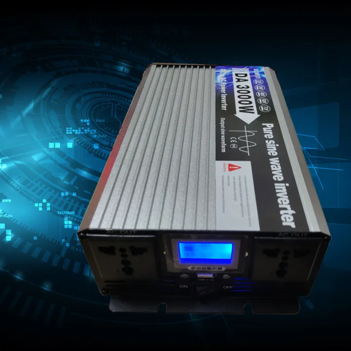 Inverter 3000W pure sine wave 12V/24V อินเวอร์เตอร์เพียวซายเวฟ 3000W DA ...