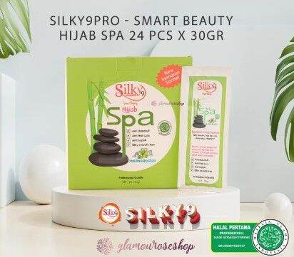 SILKY9 HIJAB SPA Hairmask Keratin KEMASAN SACHET (Kemasan BOX ISI 30GR ...