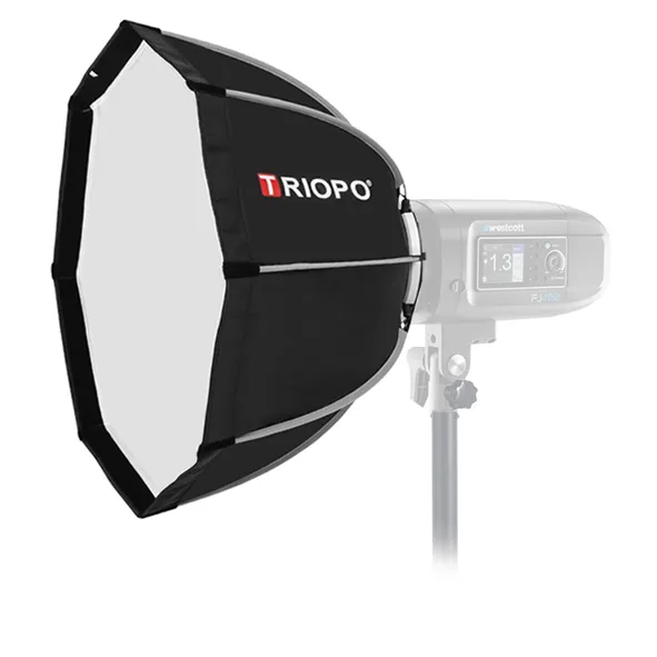 Triopo K65 Foldable Octagonal Softbox 65cm with Bowen Mount Lighting ...