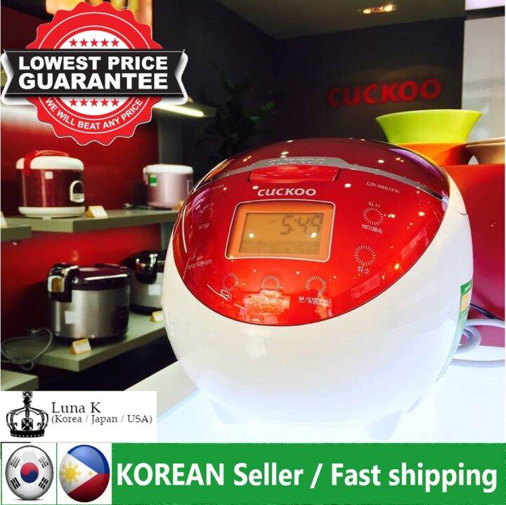 [CUCKOO Korea] rice cooker CR-0655FR 6cup 100% Korea Brand Fuzzy logic / digital.(Best sell in ...