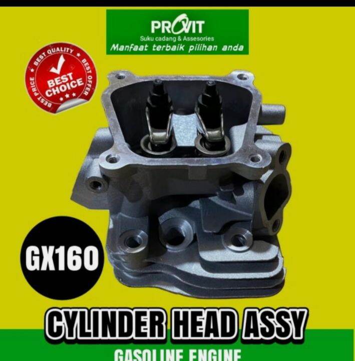 GX160 CYLINDER HEAD KOMPLIT MESIN PENGGERAK BENSIN 5.5 HP | Lazada Indonesia
