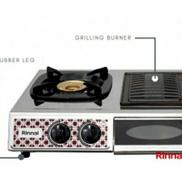 RINNAI RI-524A Kompor Gas 2 Tungku Garansi Resmi | Lazada Indonesia