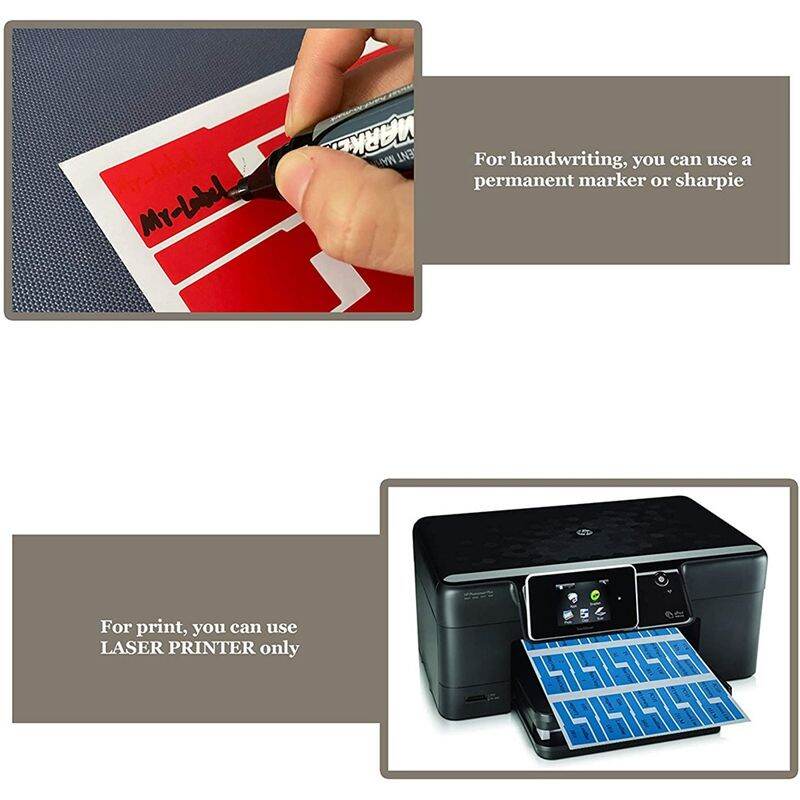 750Pcs Cable Label Sticker Waterproof Wire Network Electrical Cable ...