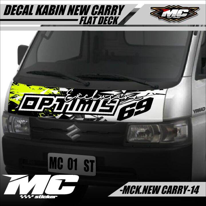 DECAL KABIN NEW CARRY PICK UP 2021 2022 - STICKER KABIN DEPAN NEW CARRY ...